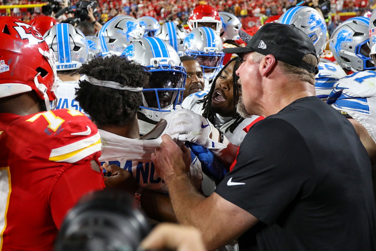 Lions safety Brian Branch gets 1-game suspension for punching Chiefs ...